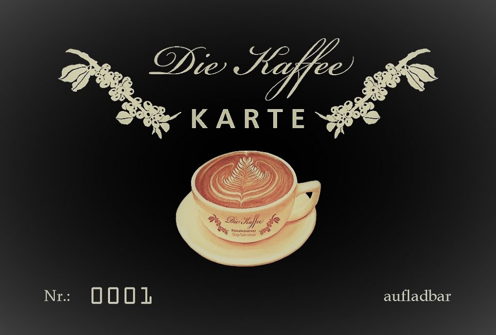 Neu: Die Kaffee Karte - Die Kaffee - Privatrösterei